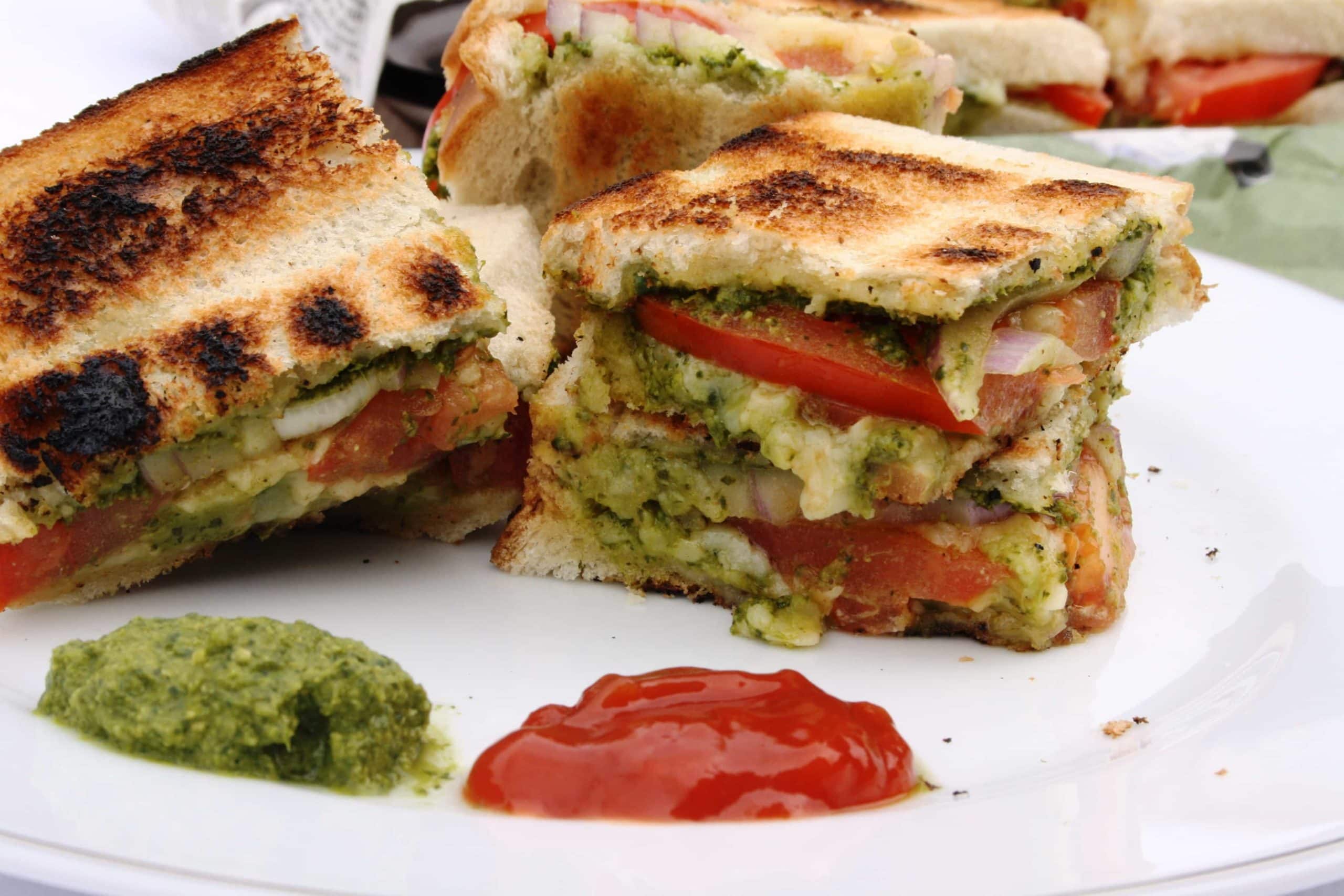 Mumbai Chilli Cheese Sandwich | Indian Recipes | Maunika Gowardhan