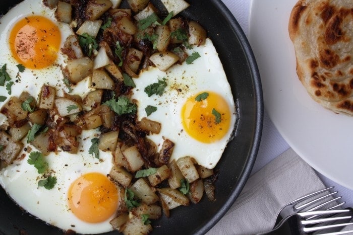 Kanda Papeta Per Eda | Indian Recipes | Maunika Gowardhan