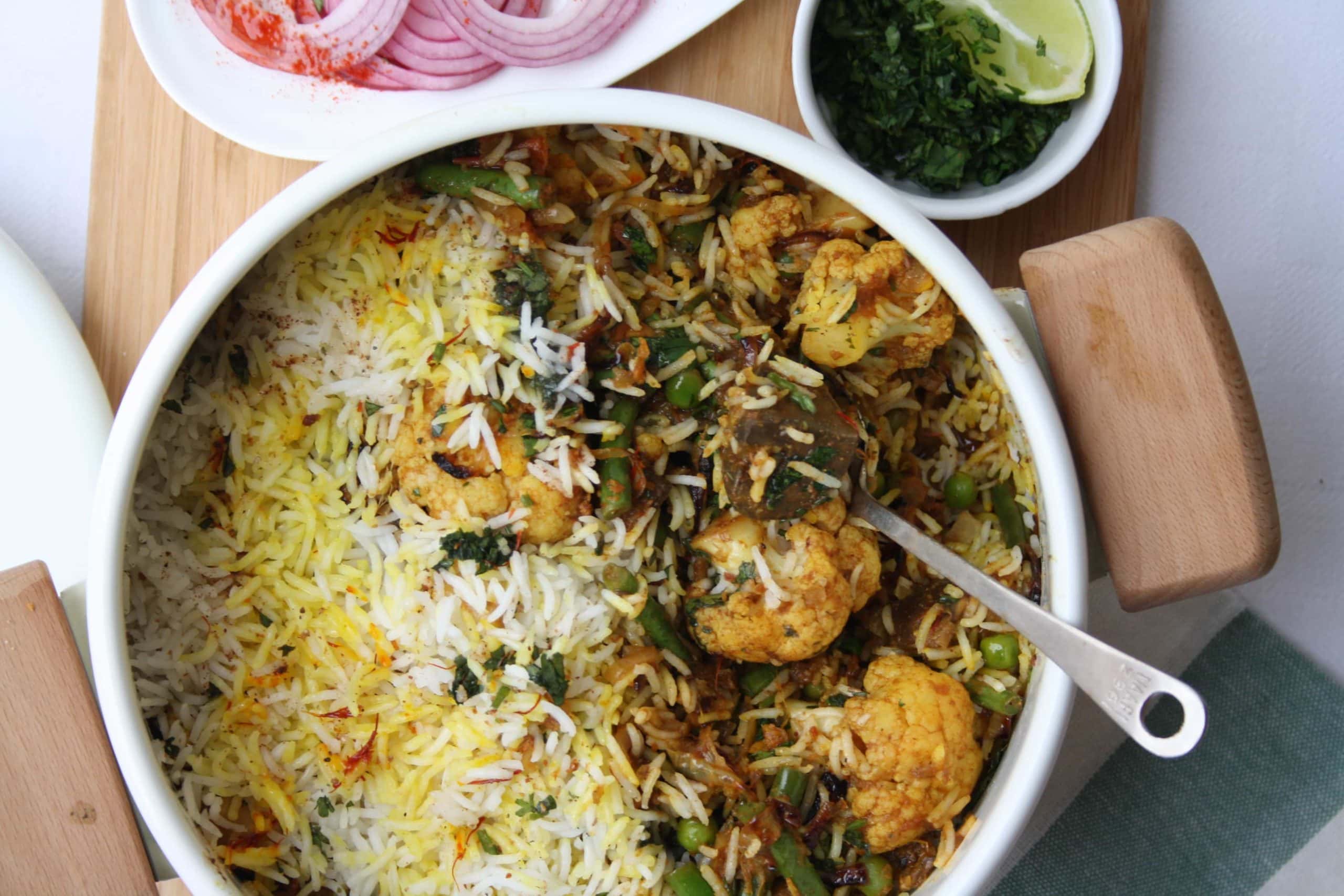 Vegetable Dum Biryani | Indian Recipes | Maunika Gowardhan